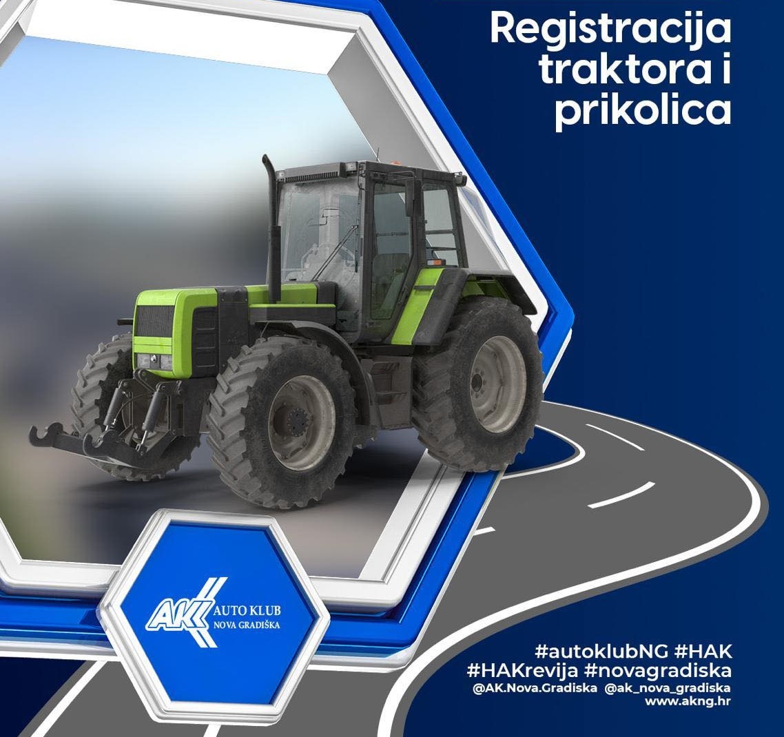Registracija poljoprivrednih traktora i prikolica | akng.hr